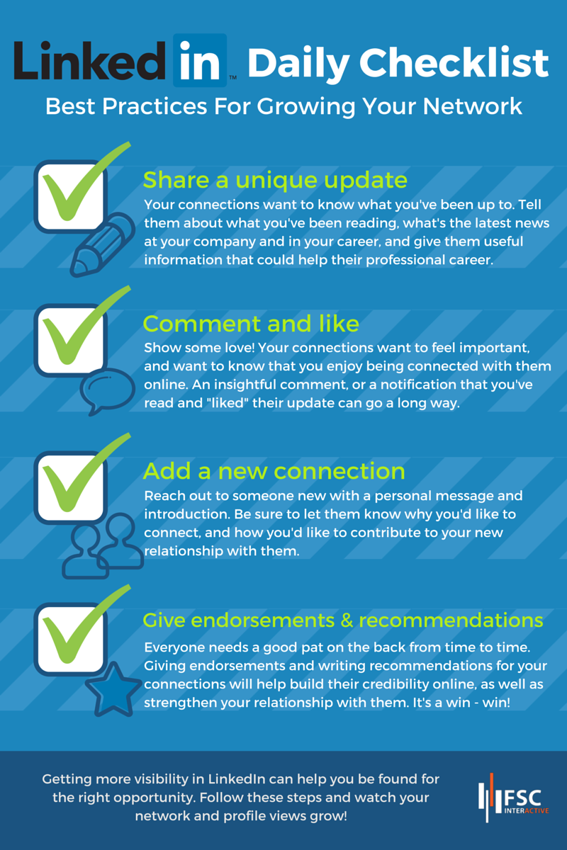Making the Most of LinkedIn? Check Out Our Checklist